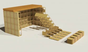 Demountable auditorium building system :: Holz-Ingenieure und ...